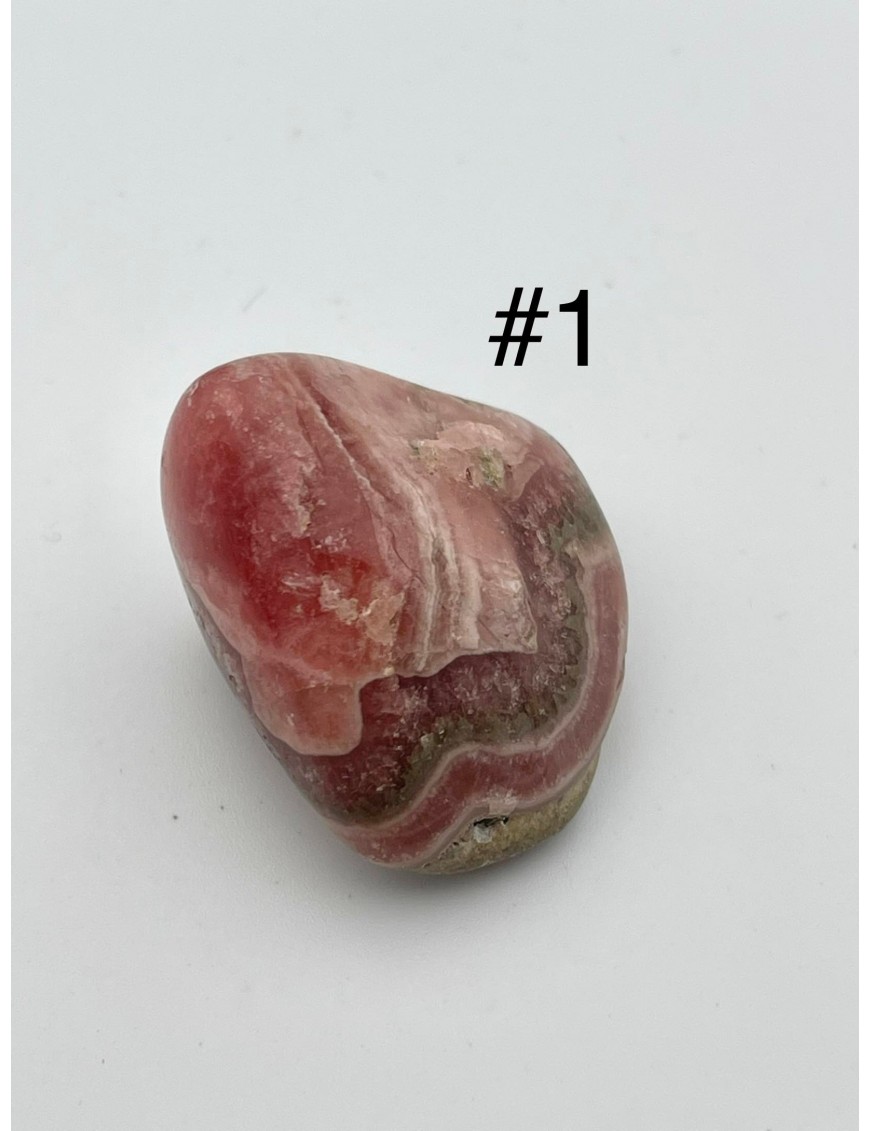Rhodochrosite pierre roulée au choix